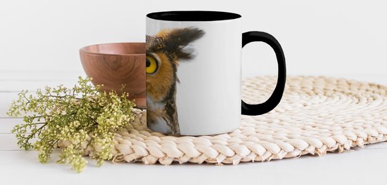 Magische Mok - Foto op Warmte Mokken - Koffiemok - Uil - Vogel ...
