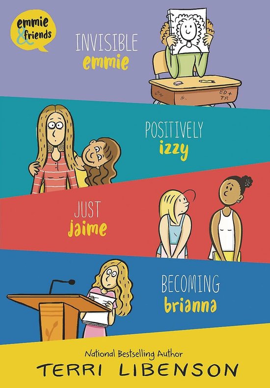 Emmie Friends 4Book Box Set Invisible Emmie, Positively Izzy, Just ...
