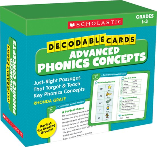 Decodable Cards: Advanced Phonics Concepts, Rhonda Graff ...