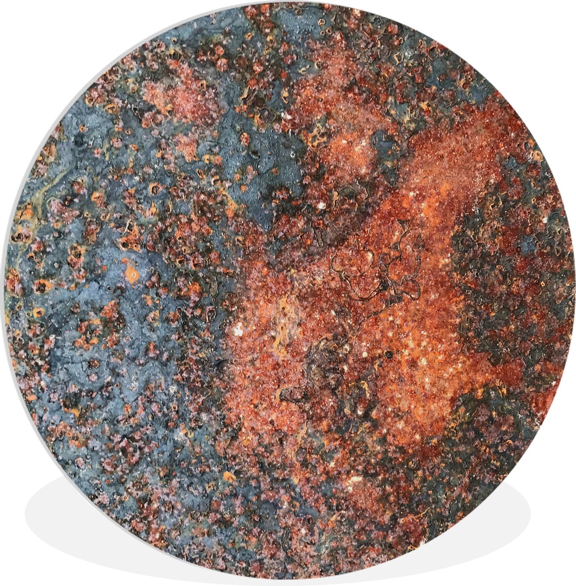 Wall Circle - Wall Circle Indoor - Acier - Rouille - Plaques - ⌀ 140 cm ...