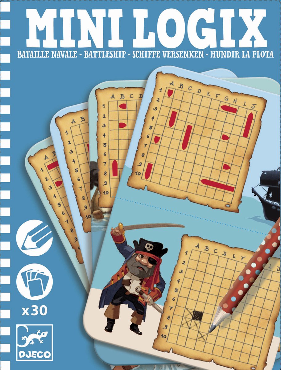 Djeco - Djeco Mini Logix Zeeslag | Games | bol.com