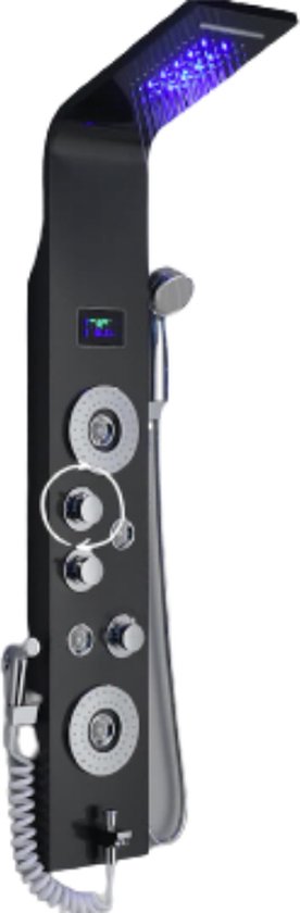 Homesse Massage Douchepaneel - Badkamer - Digitale Display - massage ...