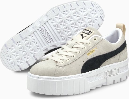 Puma Mayze dames sneakers beige | bol.com