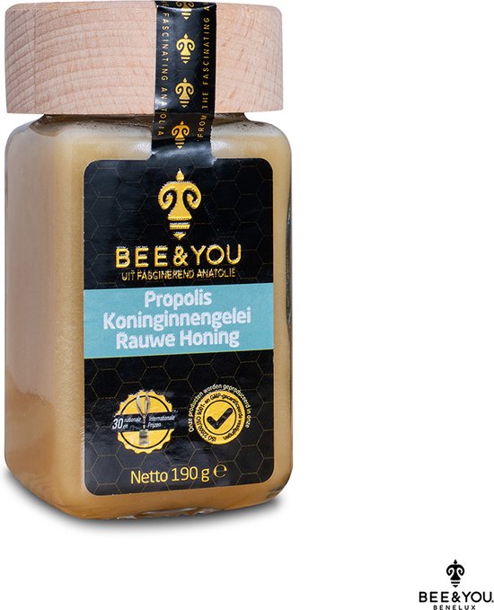BEE&YOU Propolis + Royal Jelly + Raw Honey Mix | bol.com