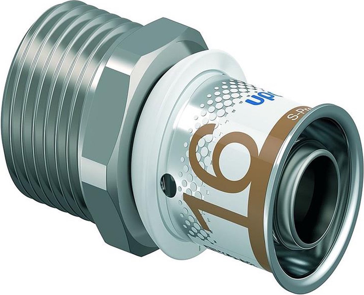 Uponor S-Press Plus puntstuk - 16 mm pers x 15 mm klem | bol.com