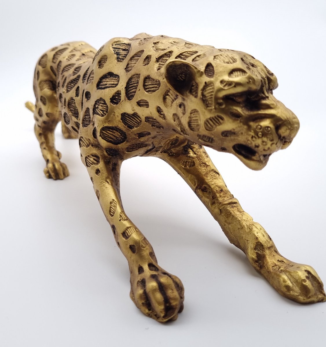 Decoratief Beeld - Geometrisch Art Jaguar - 50 cm - Zwart - Dieren ...