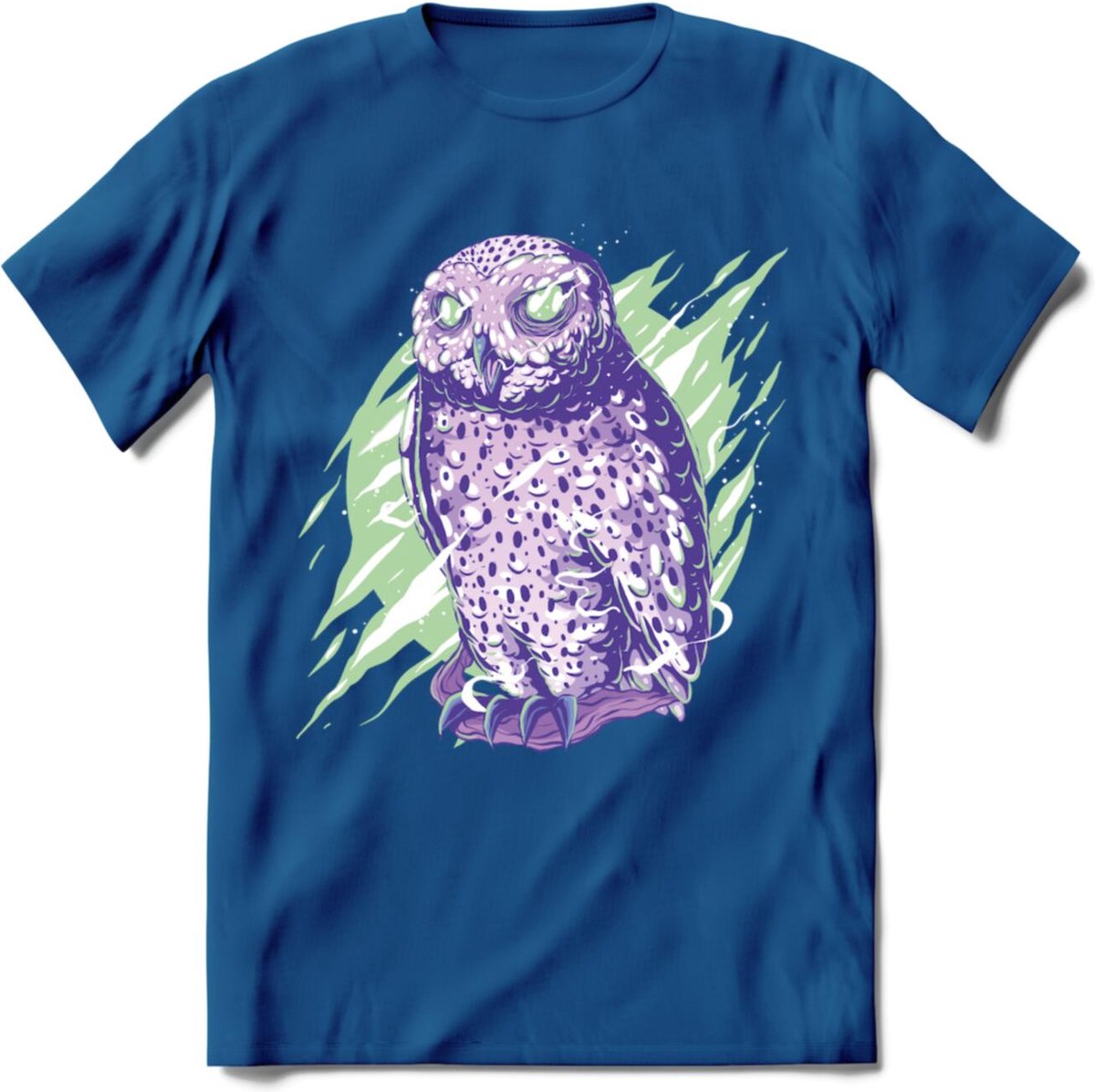 Dieren T-Shirt | Uil shirt Heren / Dames | Wildlife owl cadeau - Donker ...