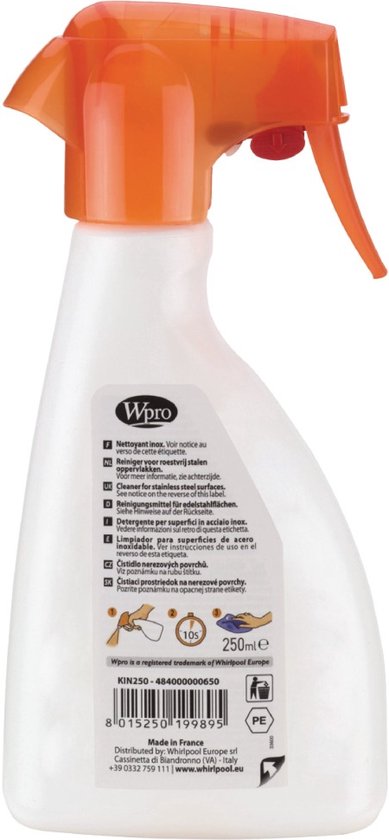 Wpro RVS/Inox Schoonmaakmiddel | bol.com