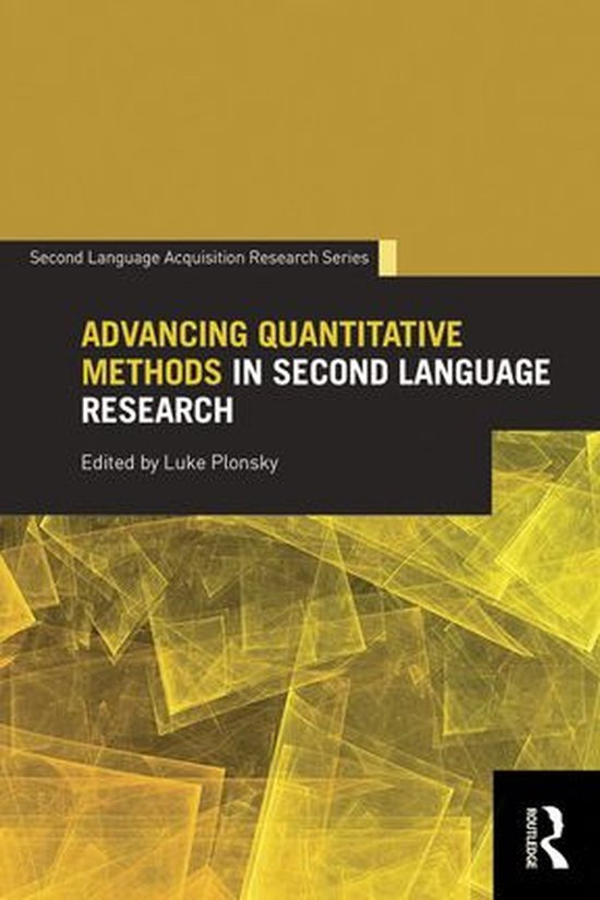Advancing Quantitative Methods in Second Language Research (ebook ...