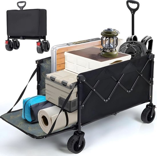 QProductz Bolderkar Opvouwbaar Luchtbanden - Bolderkar Opvouwbaar 200L ...