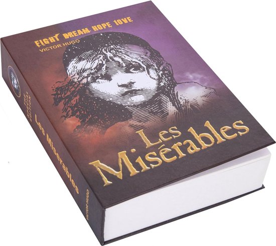 Box boeksafe met slot, geldcassette in woordenboek, boekkluis ...