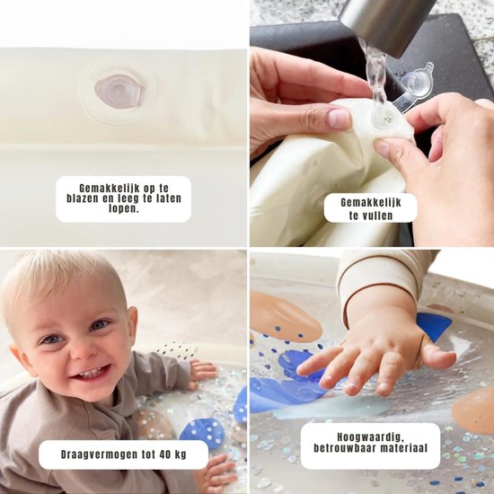 ZMR® Watermat - Speelmat Water - Waterspeelmat Baby - Bruin -‎ 73cm x ...