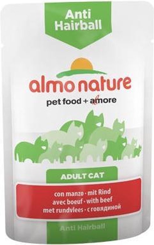 Almo Nature - Anti-Hairball - Natvoer - 30 x 70 gram - Rund | bol