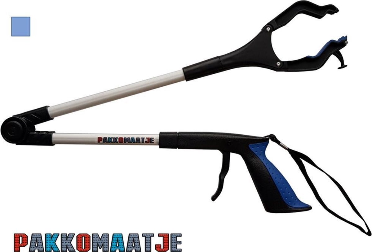 Pakkomaatje, grijper, grijpstok, opvouwbaar, 83 cm, van aluminium, met ...