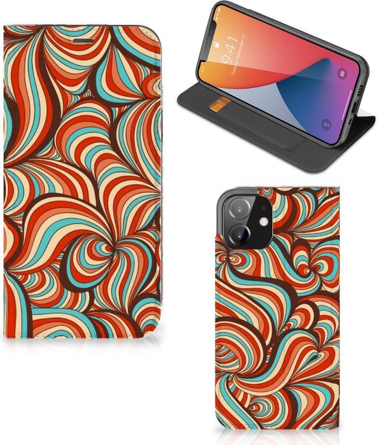 Book Case iPhone 12 | iPhone 12 Pro Telefoonhoesje Retro | bol.com