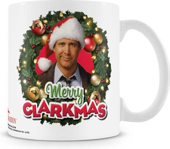 National Lampoon's Christmas Vacation Mok/beker Merry Clarkmas Wit | bol
