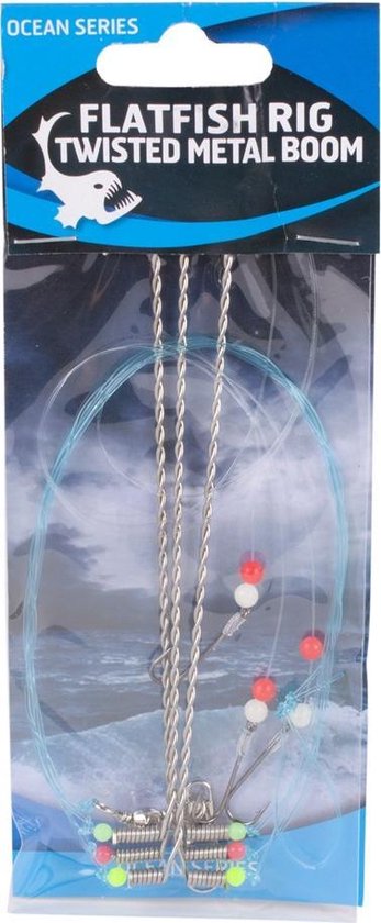 Eurocatch Fishing Flatfish Rig Twisted Metal Boom 3 Haaks | Onderlijn ...