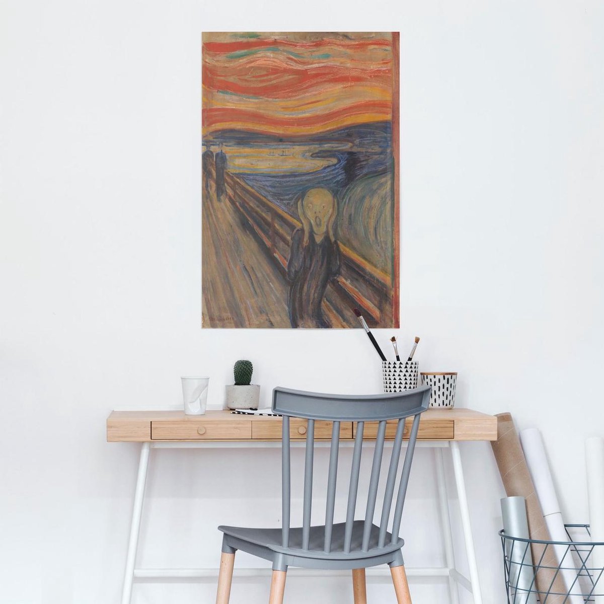 De Schreeuw Edvard Munch - Expressionisme - Oude meesters - Kleurrijk ...