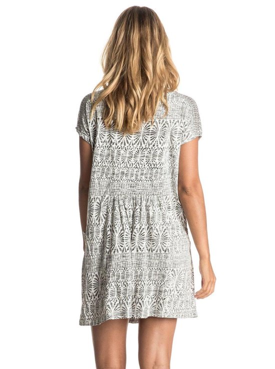 Roxy Surfin Seafari - Kort Jurkje - high tides true black | bol.com