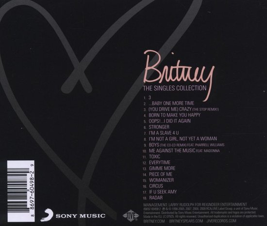 The Singles Collection, Britney Spears | CD (album) | Muziek | bol.com