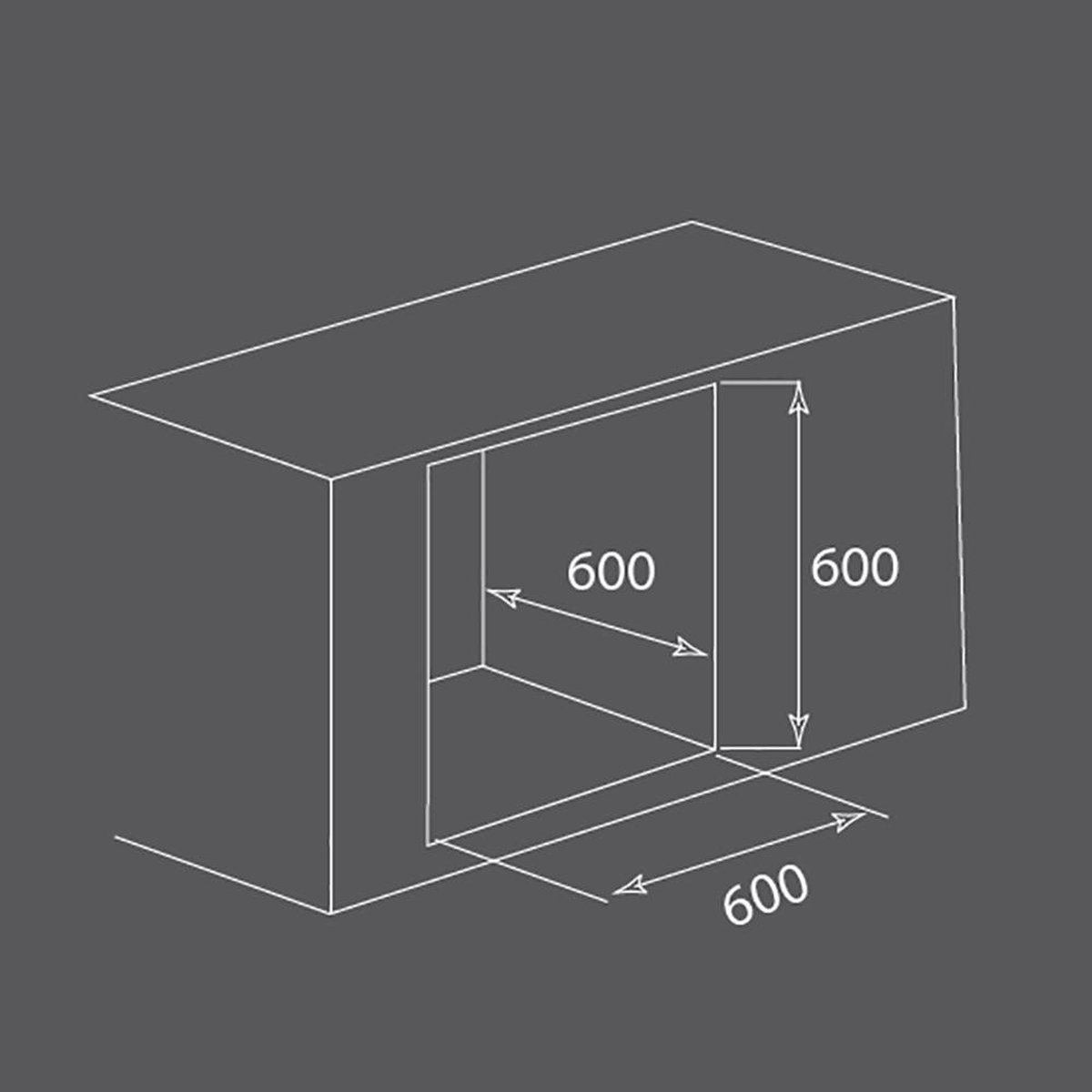 Teffo inbouw oven A6 Sf2 DDT Zwart Glas | bol.com