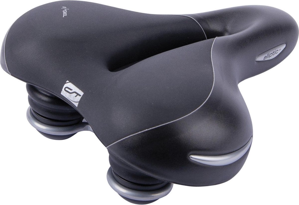 Contec Elliptic+ City/Tour Zadel - Breed Fietszadel Dames - Met +Gel ...