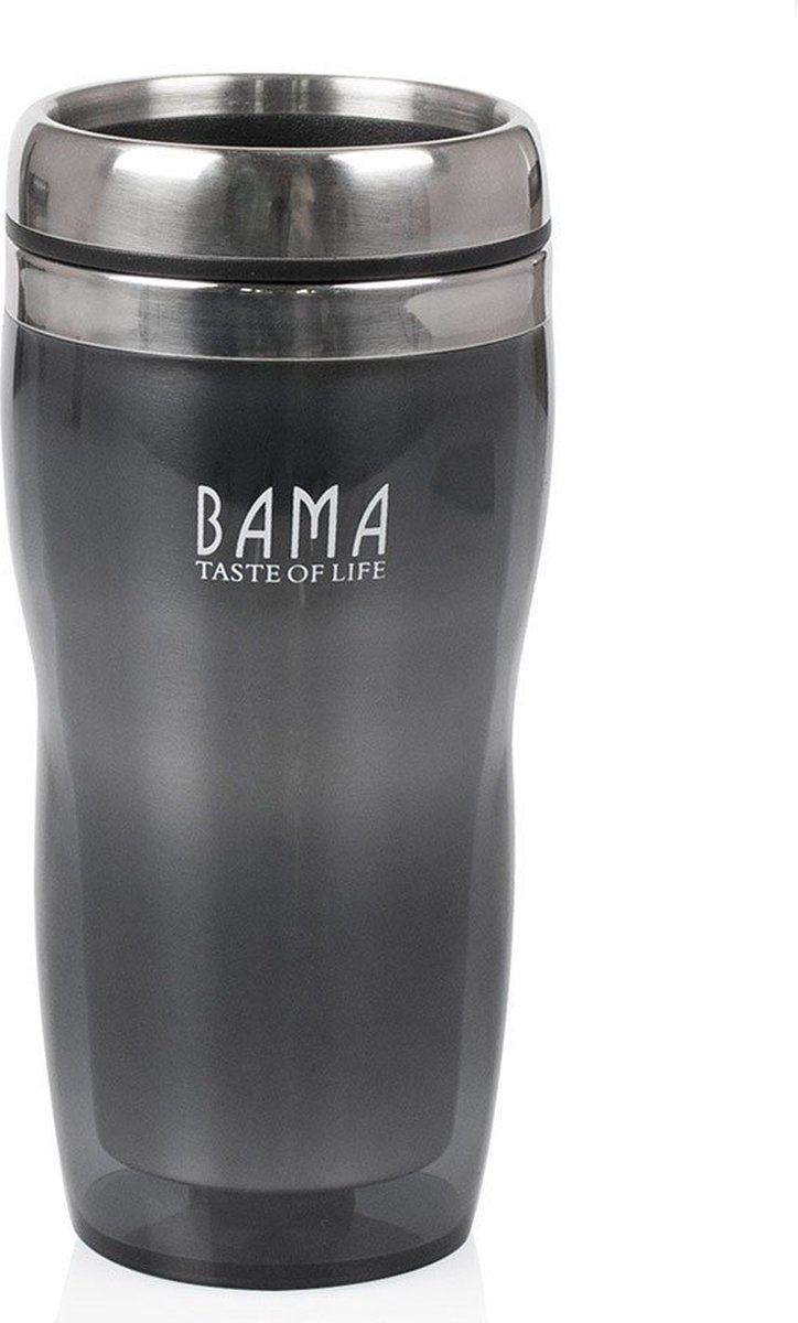 Bama Thermos beker / Travel Mug Capri - 450ml Zwart | bol.com