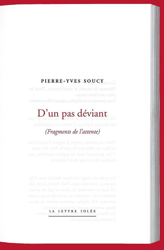 D'un pas déviant, Pierre-Yves Soucy | 9782873175443 | Boeken | bol