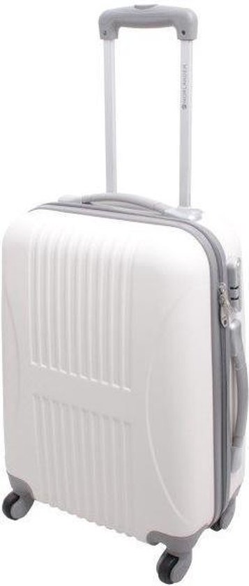 Norlander 14103 Bright Line Trolley koffer - 54 x 37 x 21 cm - wit | bol