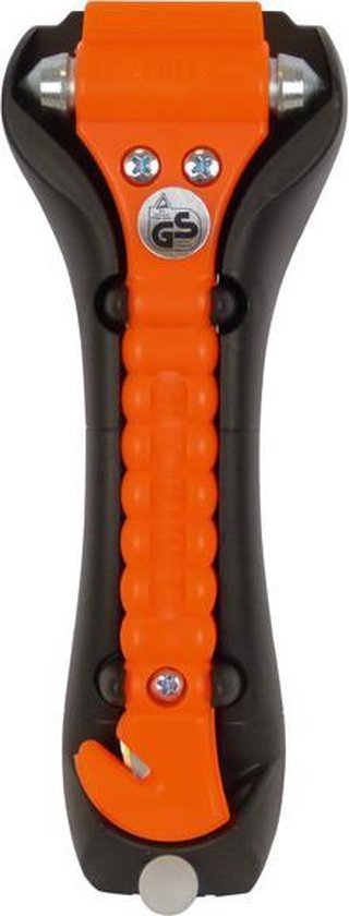 Premium Veiligheidshamer - Lifehammer Classic - Noodhamer - Oranje | bol.com