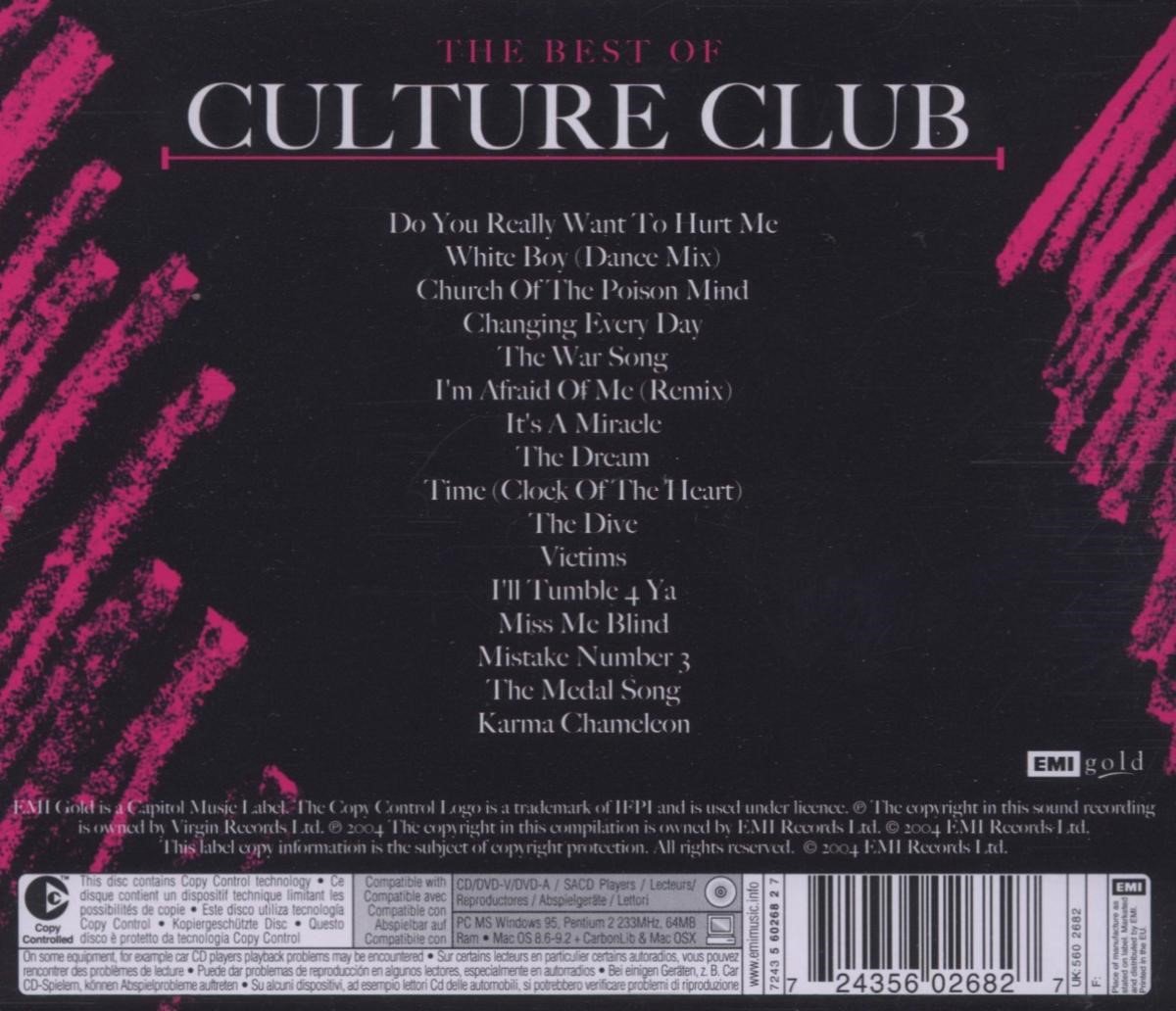 Culture Club - The Best Of Culture Club (CD), Culture Club | CD (album ...
