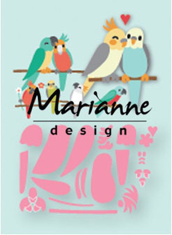 Marianne Design Collectables Snij en Embosstencil - Eline's Vogels | bol