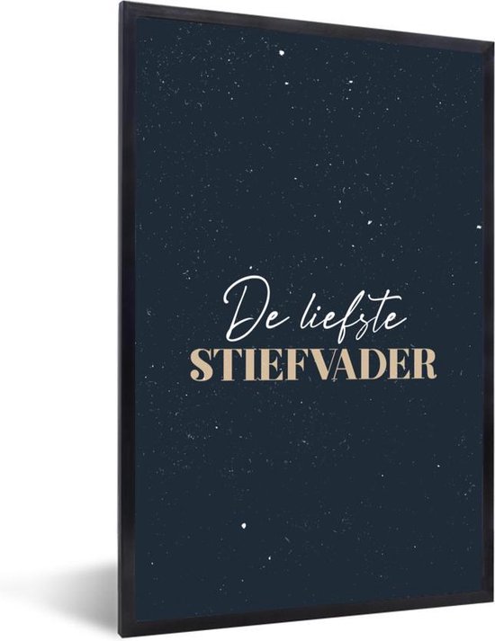 Fotolijst incl. Poster - Cadeau man - Stiefvader - Vaderdag - De ...