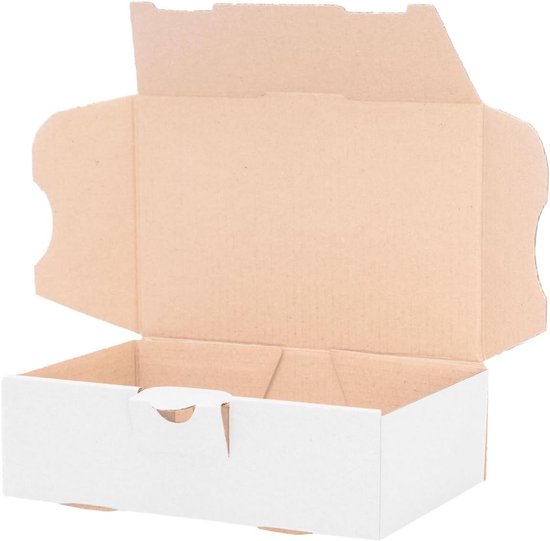 Maxibrief Verzenddozen Wit 160x110x50 mm - Opvouwbare Postdozen voor ...