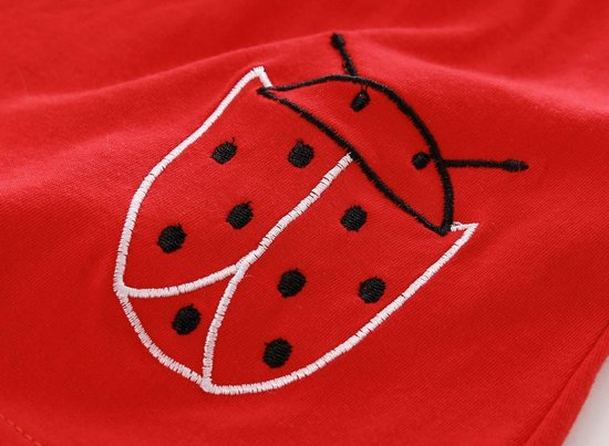 Schattige Baby Meisjes Kleding Set 2 Stuk met Lieveheersbeestje Patroon ...
