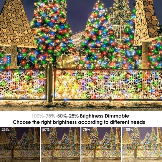 Lange LED Lichtketting met 800 Lampjes voor Buiten en Binnen - 100 ...