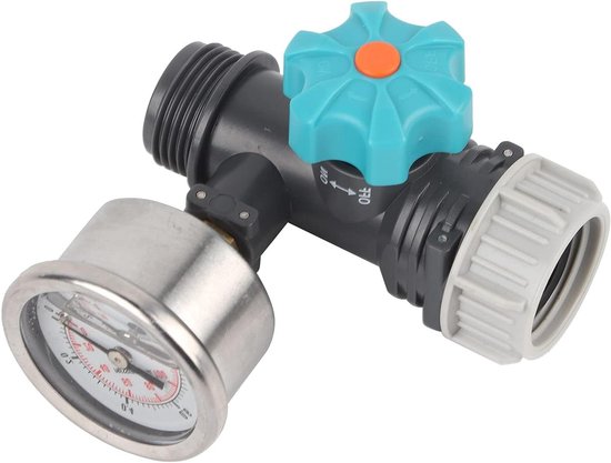 Instelbare Waterdrukregelaar met Meter voor Serretuin en RV - G3 / 4in ...