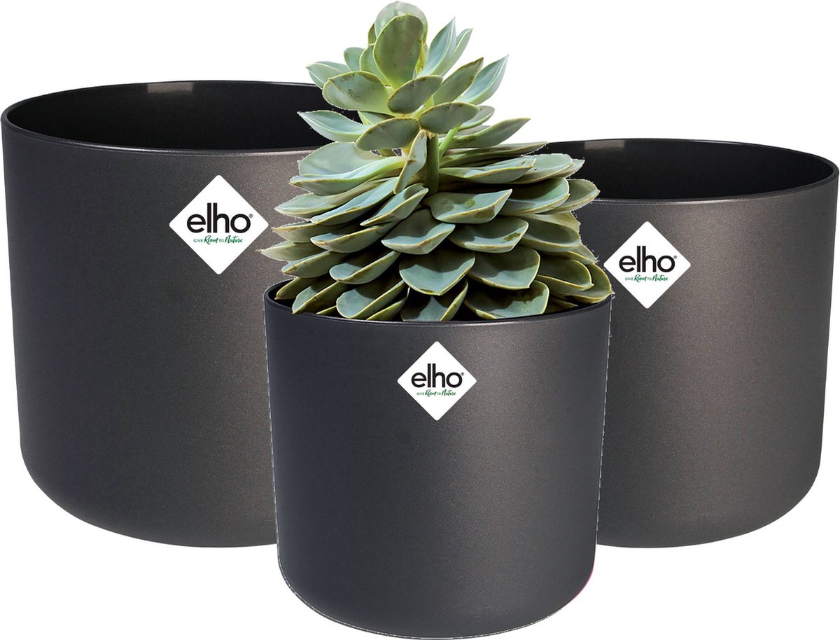Elho B.for Soft Rond 14, 16, 18 Bloempotten - Plantenpotten voor Binnen ...