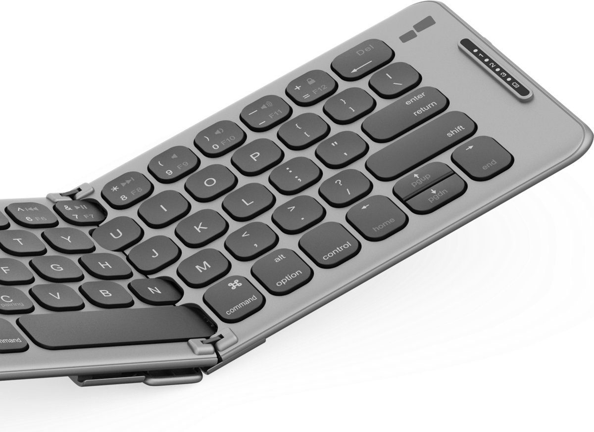 Mobile Pixels Foldable Keyboard Grijs Bluetooth QWERTY | bol.com