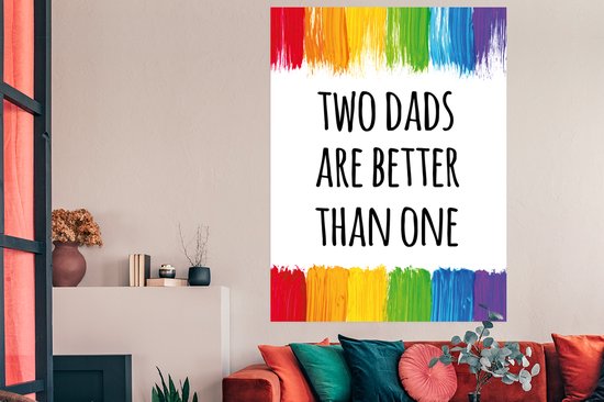 Poster Quotes - Two dads are better than one - Spreuken - Papa ...