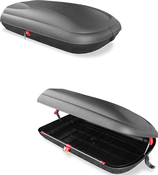 Dakkoffer Artplast 320 Liter + Dakdragers geschikt voor Audi A3 ...