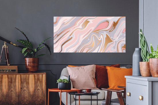 Muurstickers - Sticker Folie - Marmer - Pastel - Abstract - Patronen ...