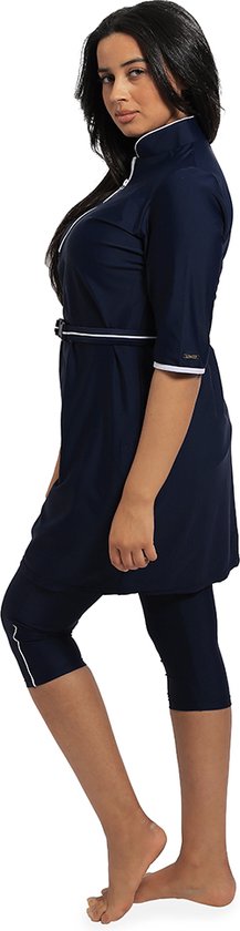 SEMI BURKINI IVY- L- BLUE MARINE - MYKINY BRAND- Burkini- Boerkini/ 2 ...