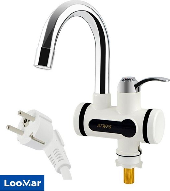 LooMar Elektrische kraan - Warmwaterkraan electrisch - Keukenkraan ...