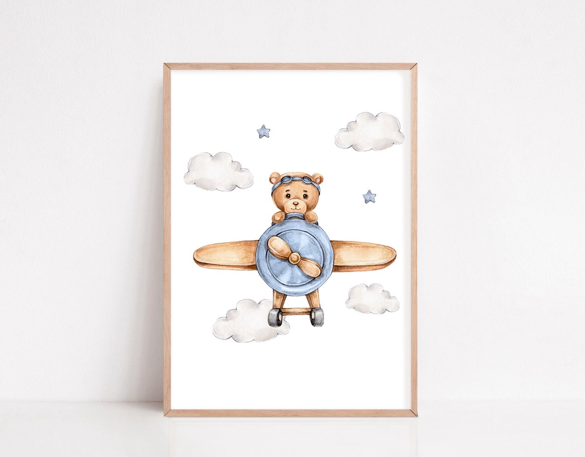 No Filter Babykamer posters set - 3 stuks - 30x40 cm (A3) - Kinderkamer ...