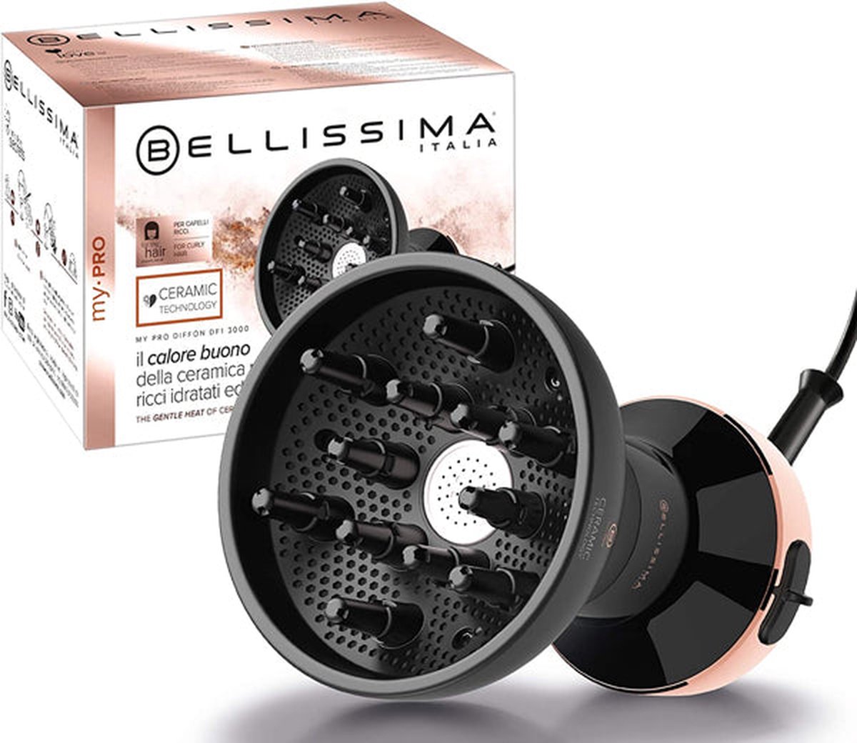 Bellissima My Pro Diffon - Keramische diffuser fohn - speciaal voor ...