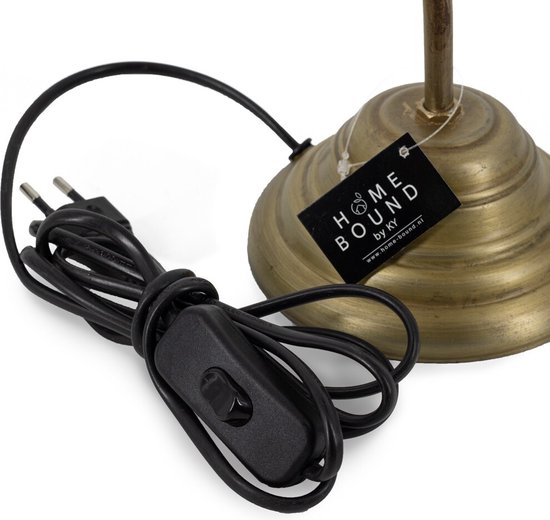 Bureaulamp metaal goud | bol