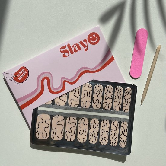 Slayo© - Nagelstickers - Boldly Beige - Nail Wraps - Nagel Stickers ...