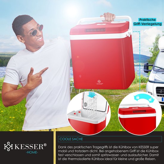 KESSER® 32L Thermo Elektrische Koelbox voor warm houden en koelen | Coolbox / 12V,... | bol.com