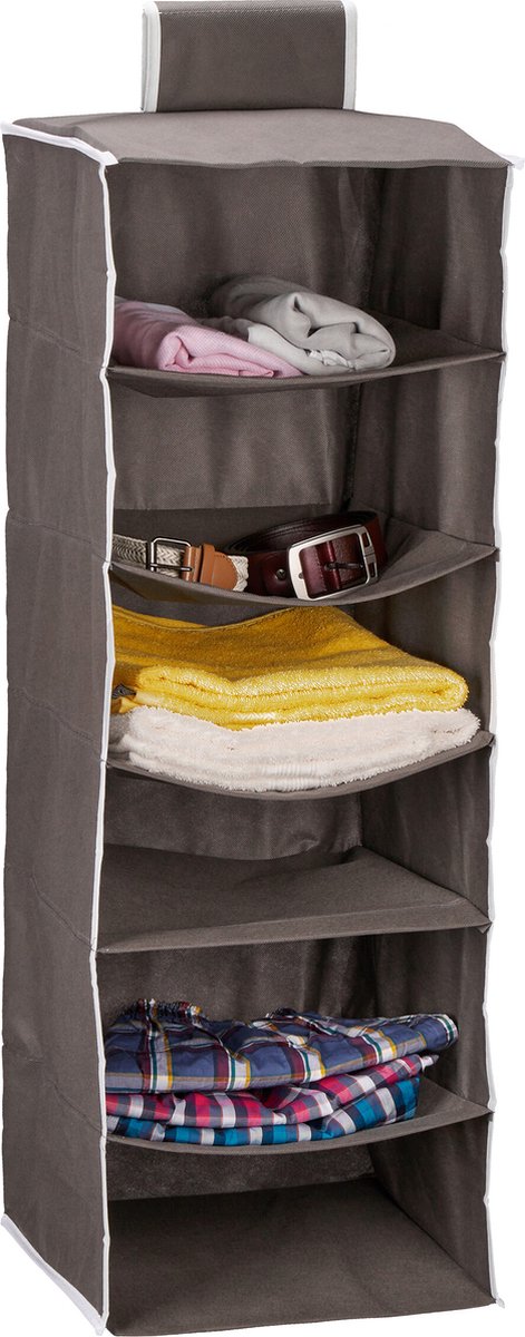 Relaxdays kast organizer hangend - 6 vakken - kledingkast organizer ... Relaxdays kast organizer hangend - 6 vakken - kledingkast organizer ...
